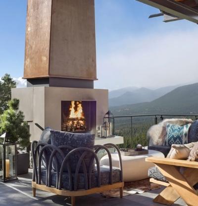 CORTEN STEEL CHIMNEY WRAP – firefeatures